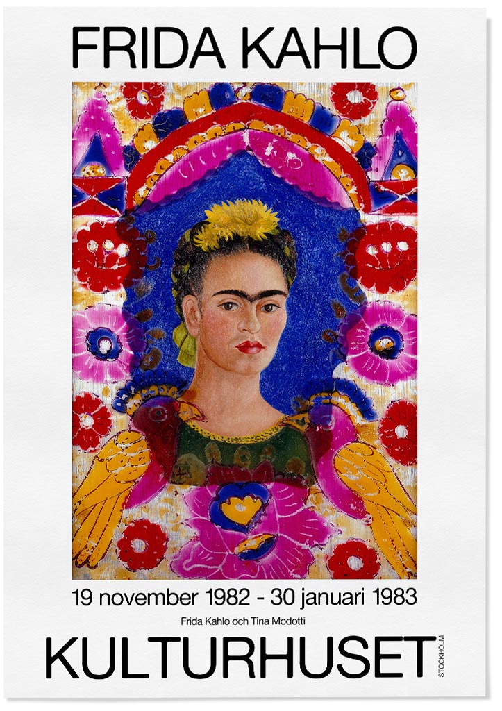 Frida Kahlo Vogue Poster The Real Frida Kahlo