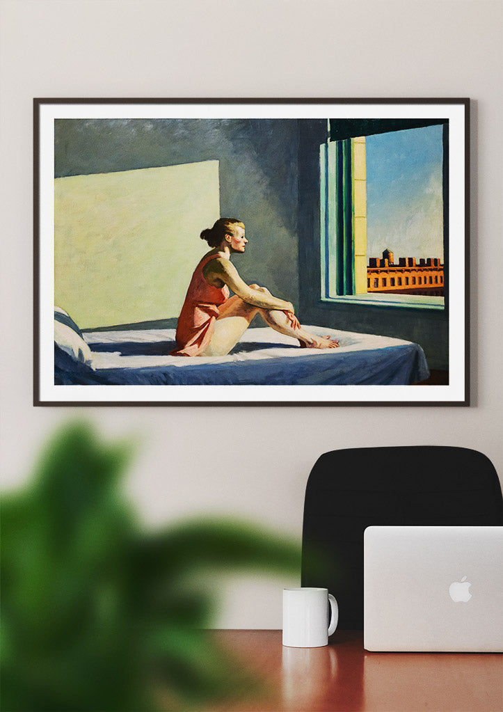 Edward Hopper's Morning Sun Art Print | Captivating Wall Decor – Posterist