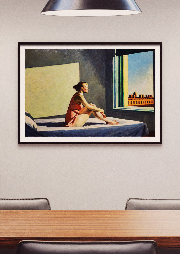 Edward Hopper's Morning Sun Art Print | Captivating Wall Decor – Posterist
