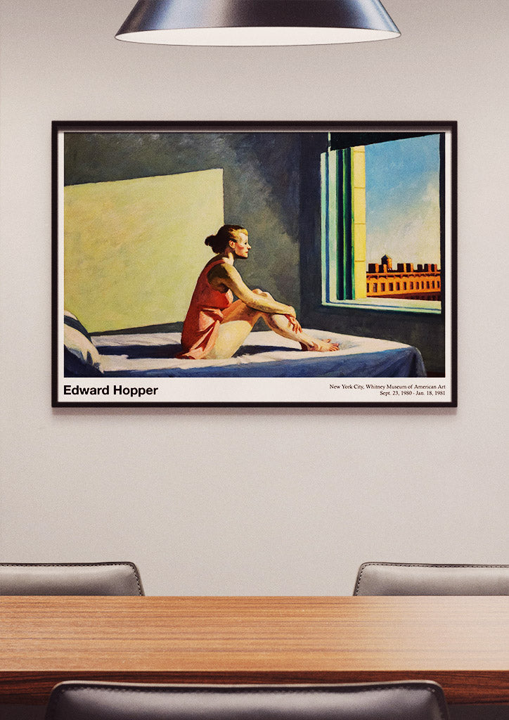 Edward Hopper's Morning Sun Art Poster | Captivating Wall Decor – Posterist