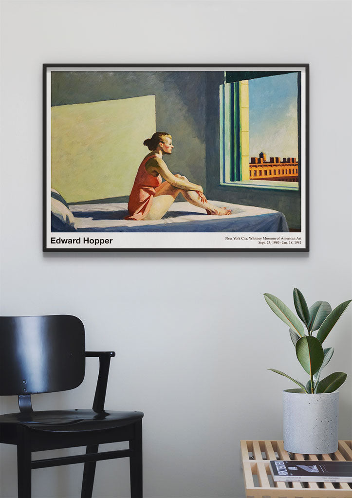 Edward Hopper's Morning Sun Art Poster | Captivating Wall Decor – Posterist