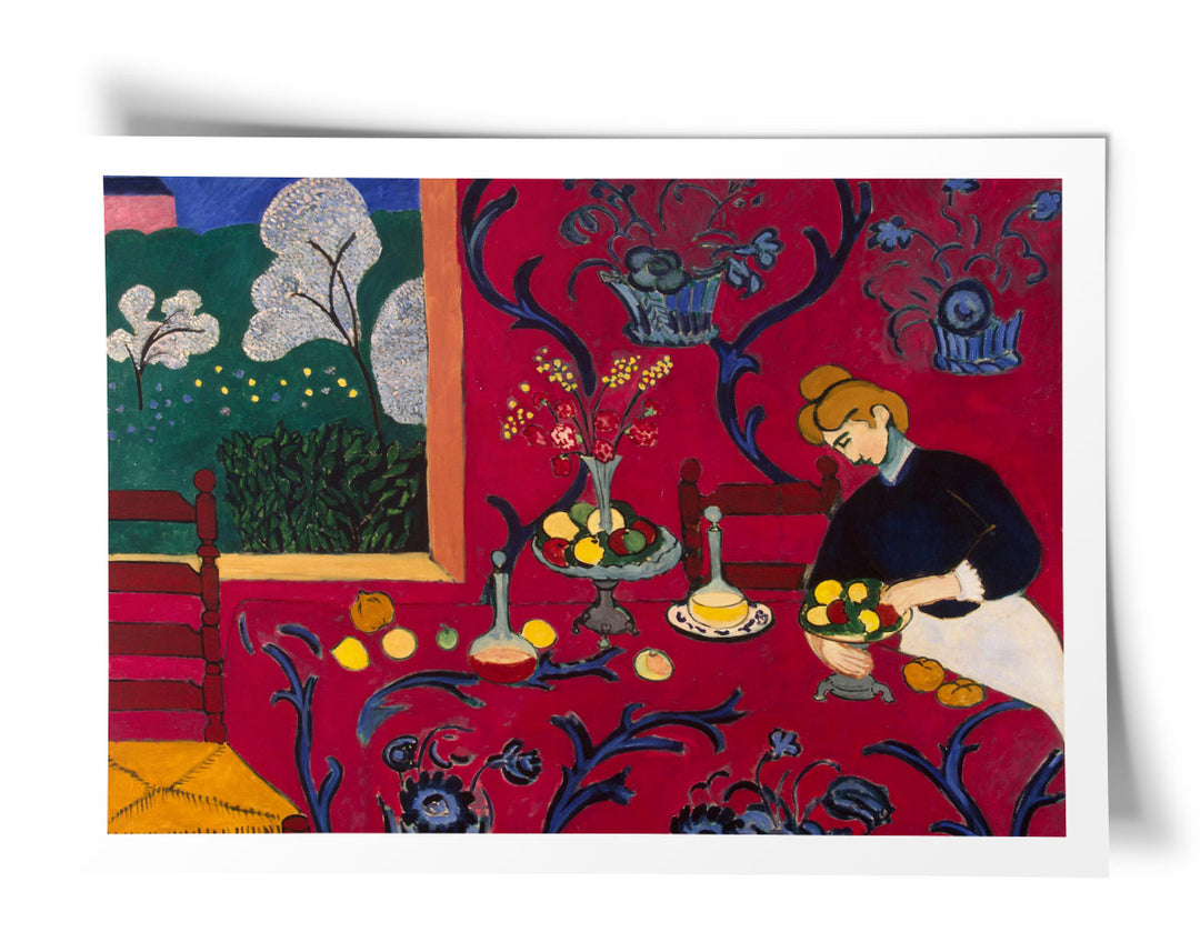 Henri Matisse Art Print | The Dessert: Harmony in Red | Free Shipping ...
