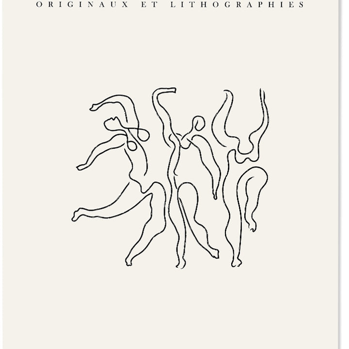 Pablo Picasso Abstract Line Drawings | Modern Art Posters – Posterist