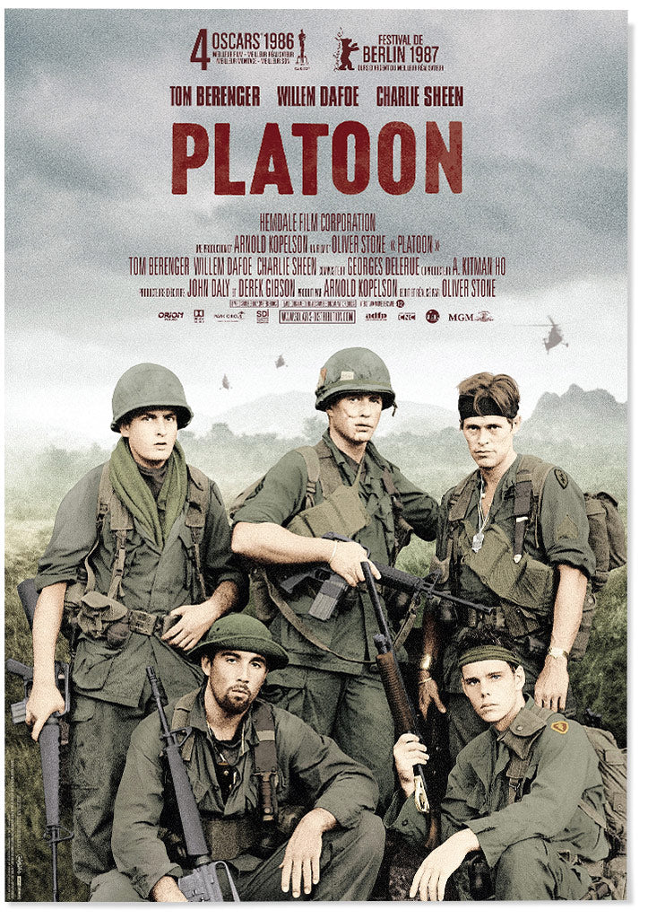 Platoon Movie Poster Platoon (1986) Movie Cover