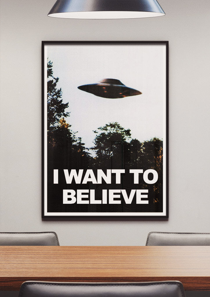X Files Movie Poster | I Want to Believe – Posterist