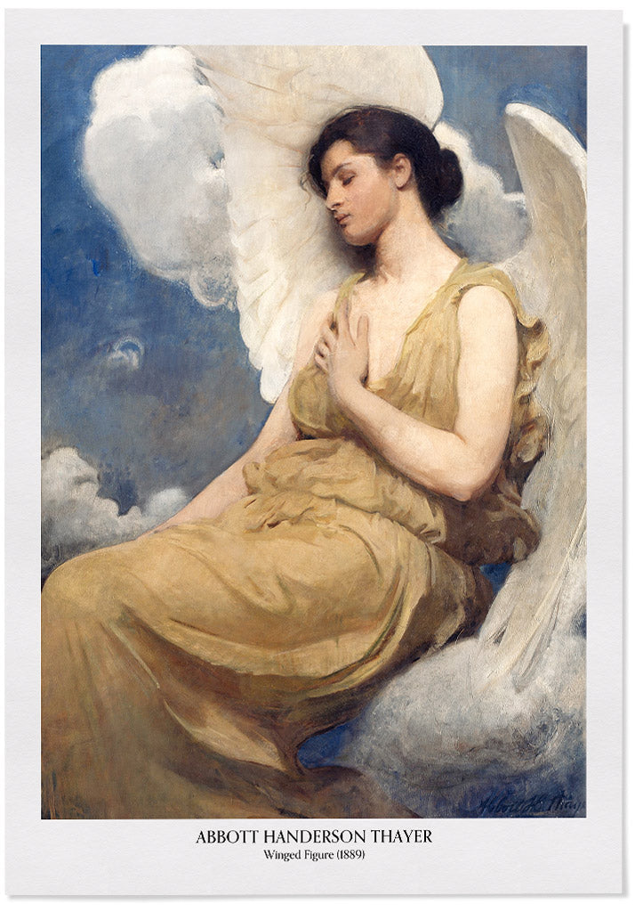 Abbott Handerson Thayer Art Print - Winged Figure – Posterist