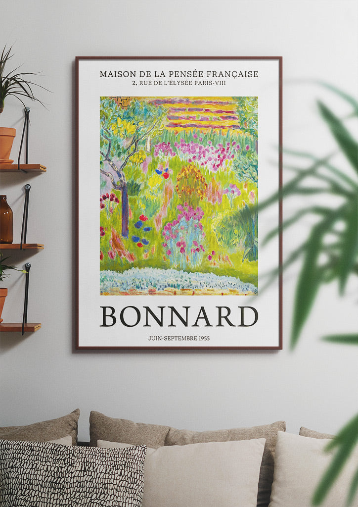 Pierre Bonnard Exhibition Poster | The Garden Art Print – Posterist