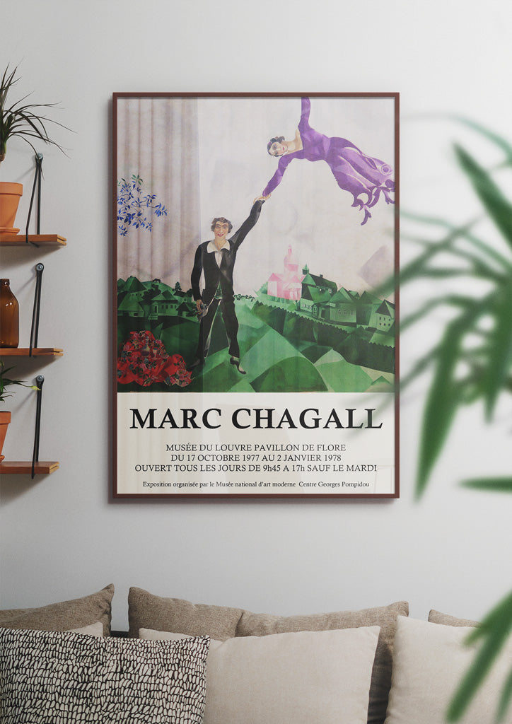 Marc Chagall The Promenade Print | Art Exhibition Poster – Posterist