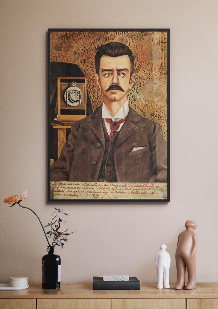 Frida Kahlo "Portrait of my Father Wilhelm Kahlo" Art Print – Posterist