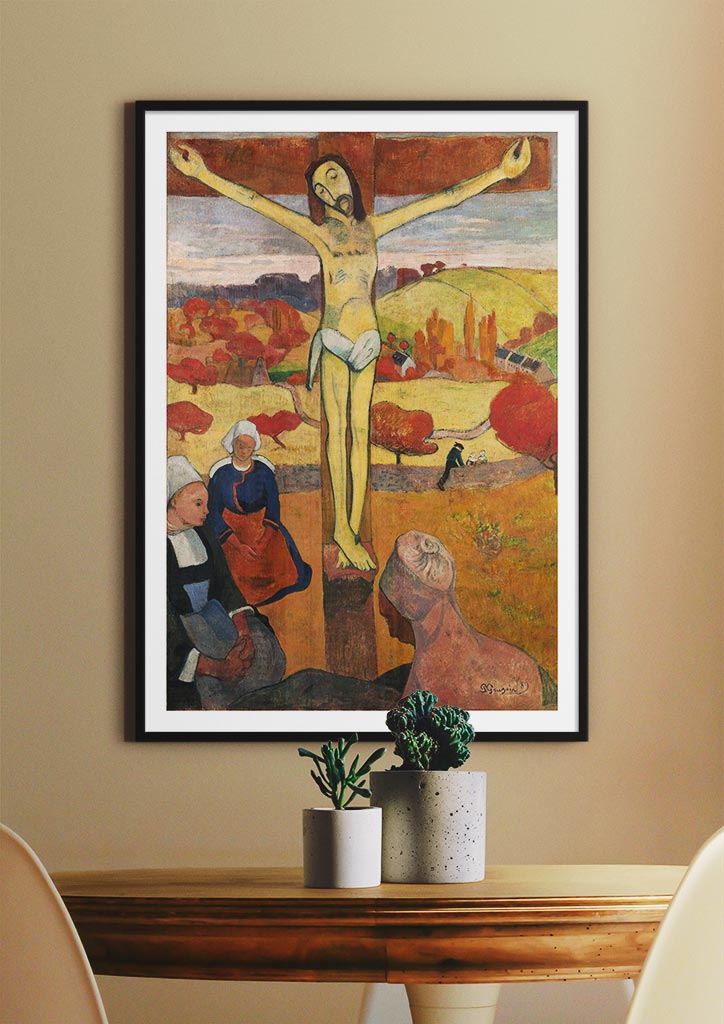 Paul Gauguin Art Print | The Yellow Christ (Le Christ jaune) Painting ...