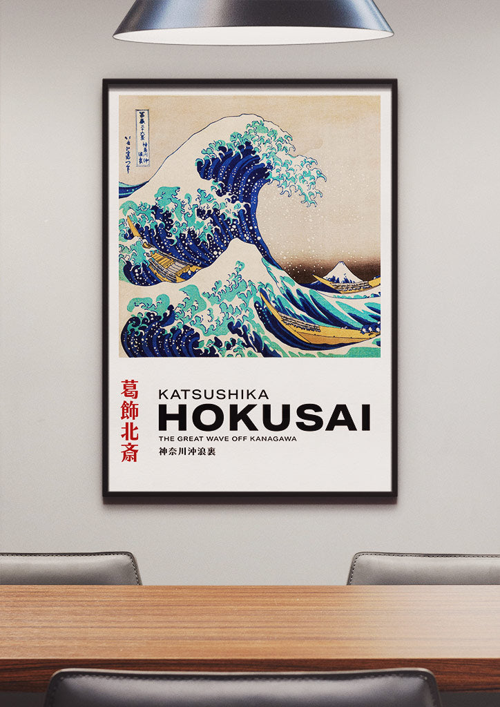 Hokusai The Great Wave off Kanagawa Art Poster – Posterist