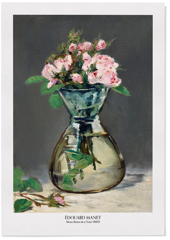Edouard Manet Roses And Petals Amazon.com: Flowers In A Crystal Vase,