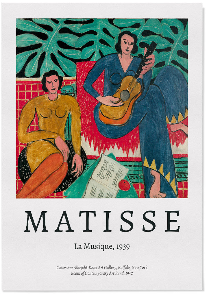 Henri Matisse Art Print - La Musique – Posterist