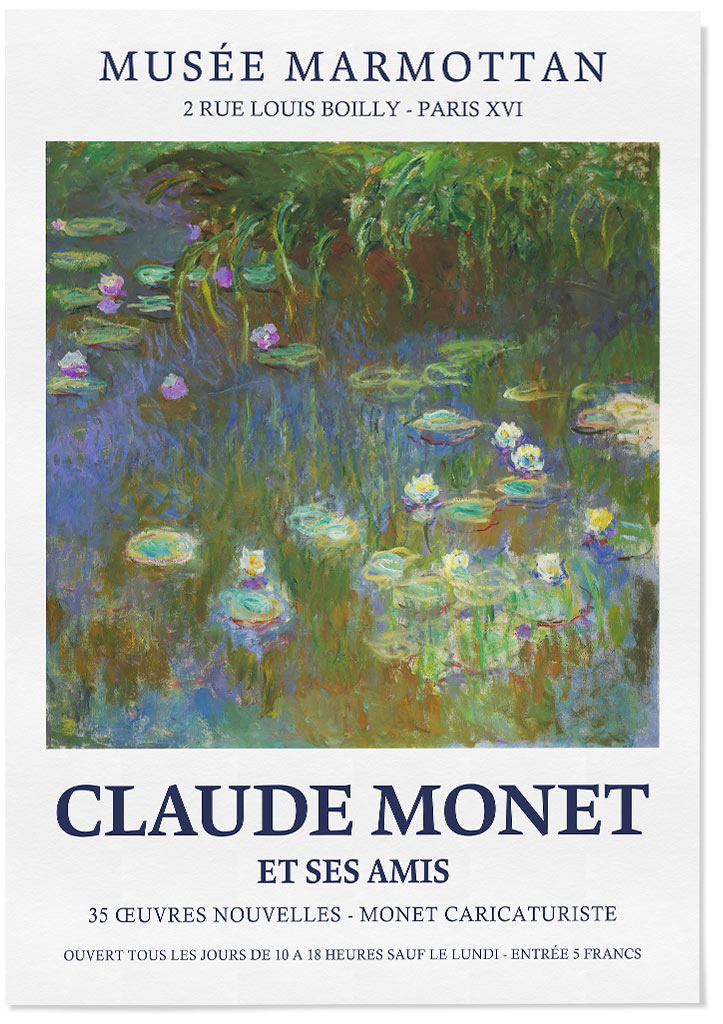 Claude Monet Art Prints & Exhibition Posters | Water Lily Series ...