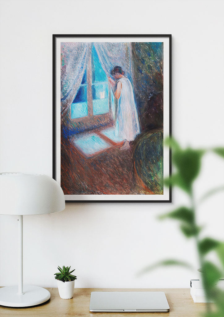 Edvard Munch Art Posters & Exhibition Prints | Girl by The Window ...