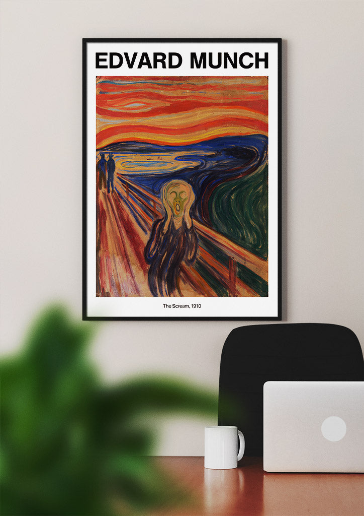 Edvard Munch 'The Scream' Art Print | Expressionist Wall Art – Posterist