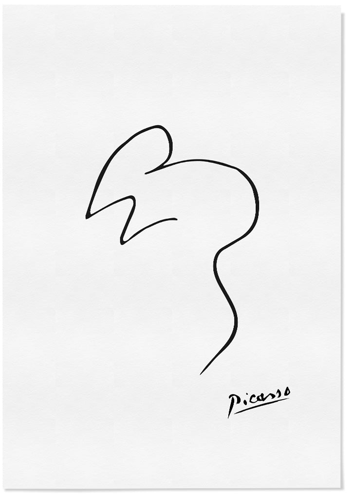 Picasso Line Drawings Animals Minimalist Pablo Picasso