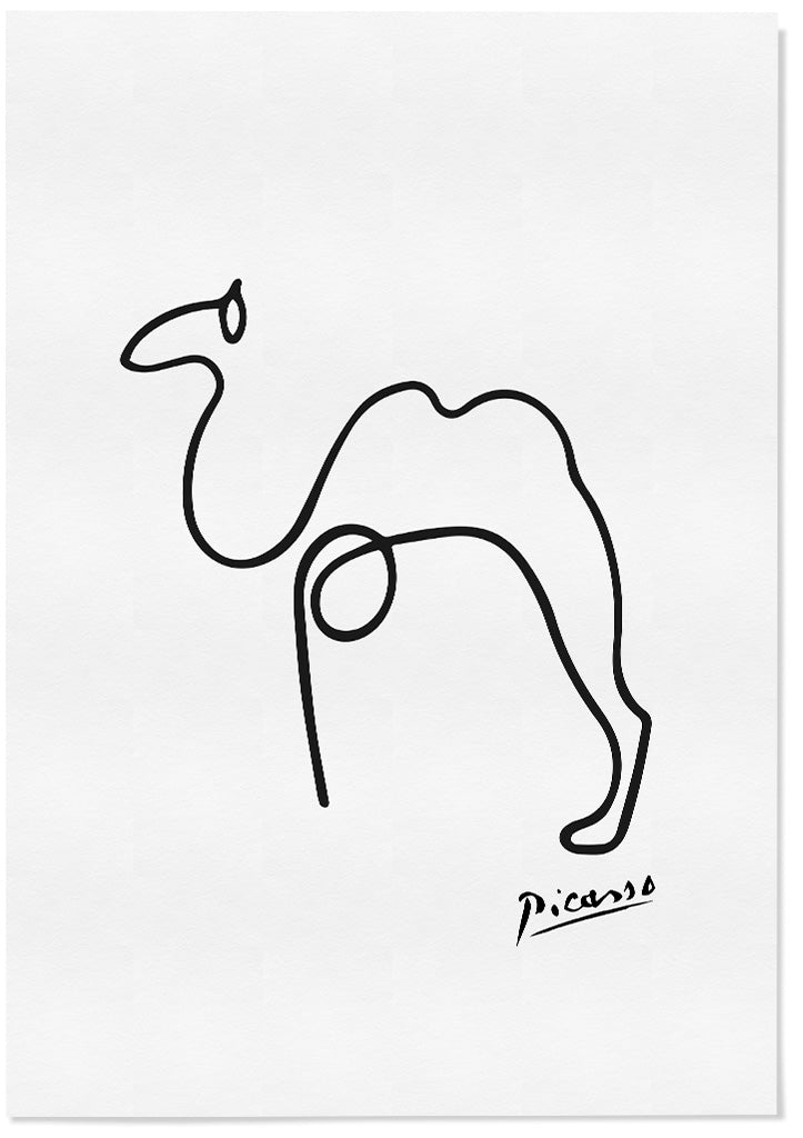 Pablo Picasso Line Drawing | Modern Art Posters – Posterist