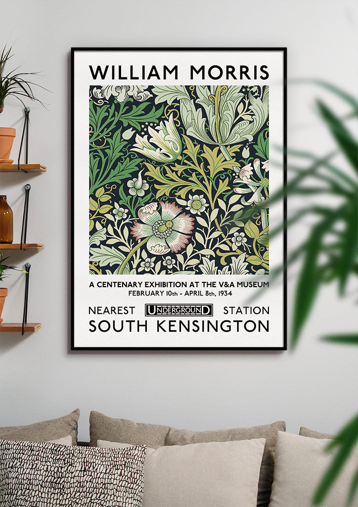 William Morris Designs with Text – Posterist