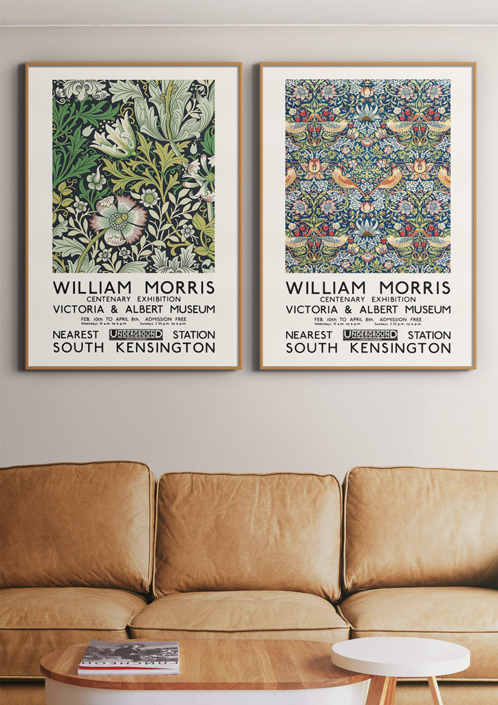 William Morris Designs with Text – Posterist