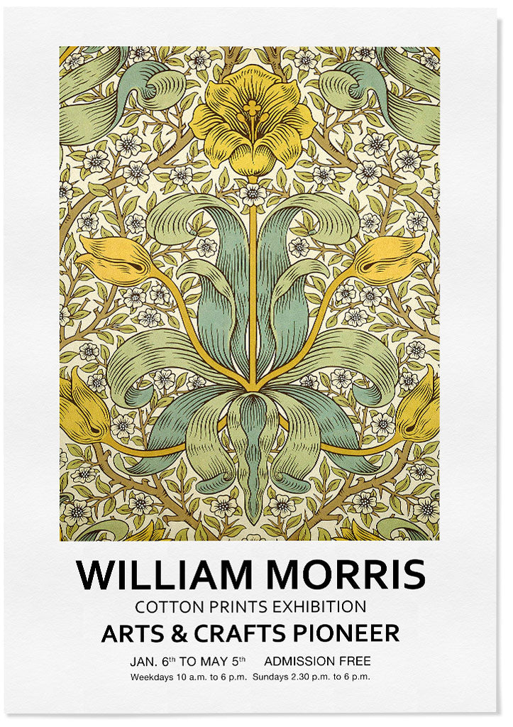 Spring Thicket by William Morris Exhibition Poster | Art Prints Online ...
